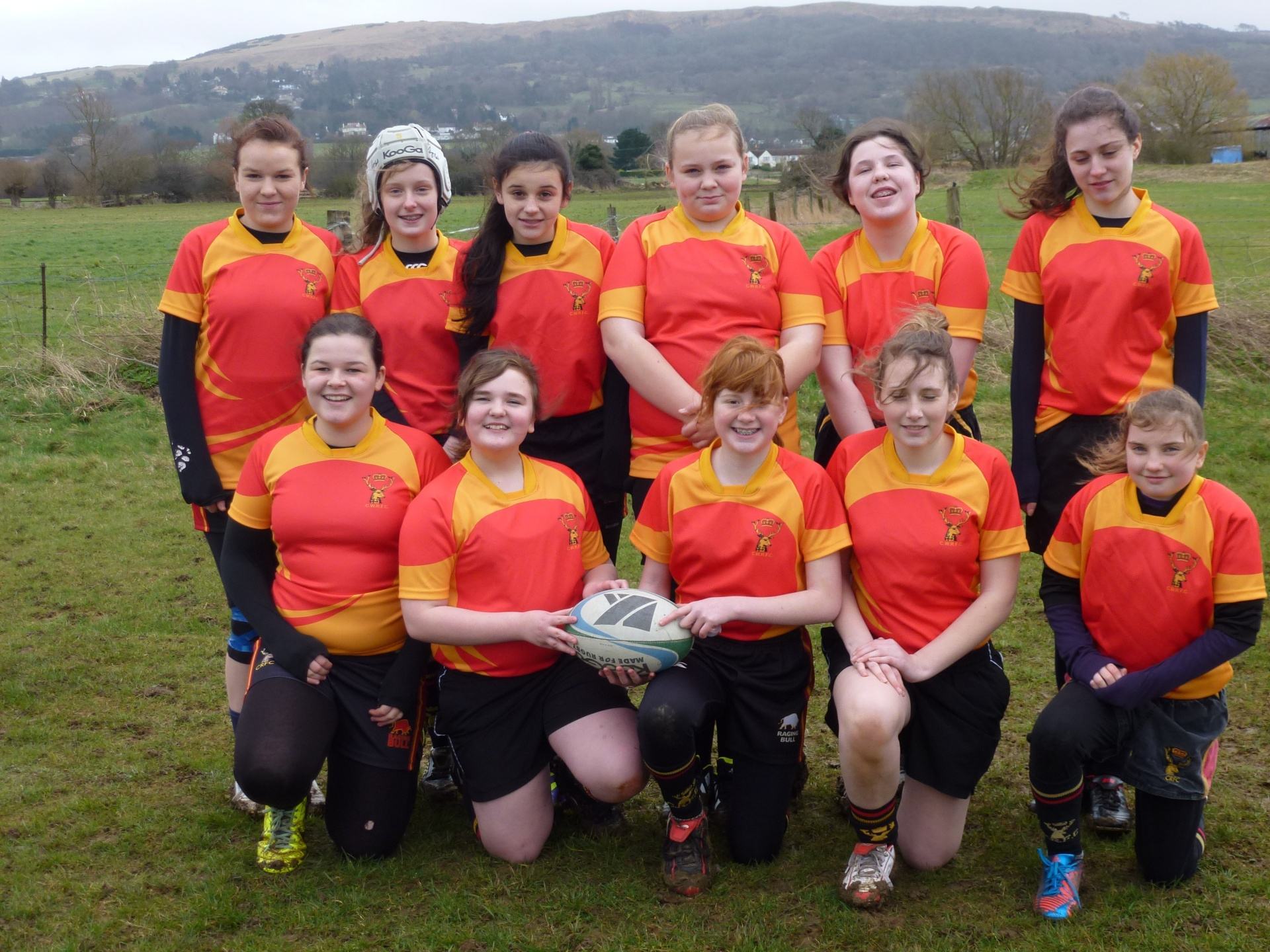 Cinderford Girls Team Photo - Cinderford RFC